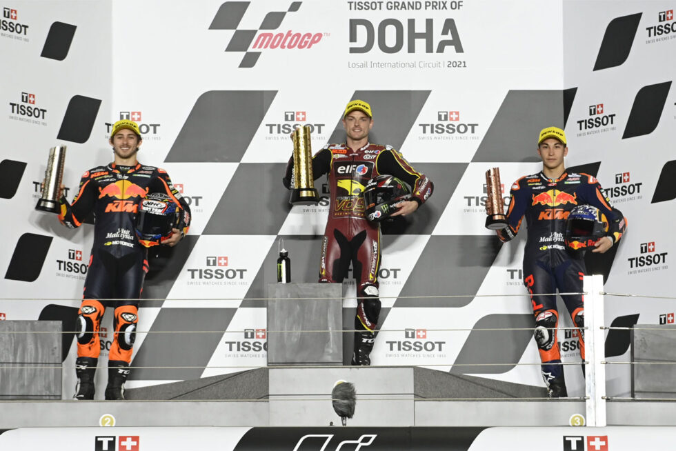 Remy Gardner got magnificent podium On Moto2 At Doha GP | NHK Helmet