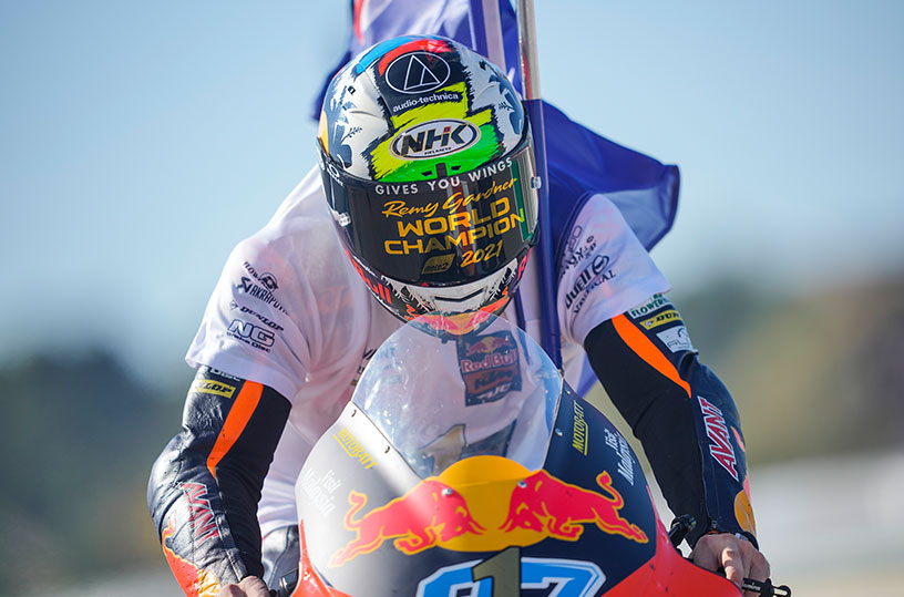 Remy Gardner - The Winner of Moto2™ World Championship 2021 | NHK Helmet